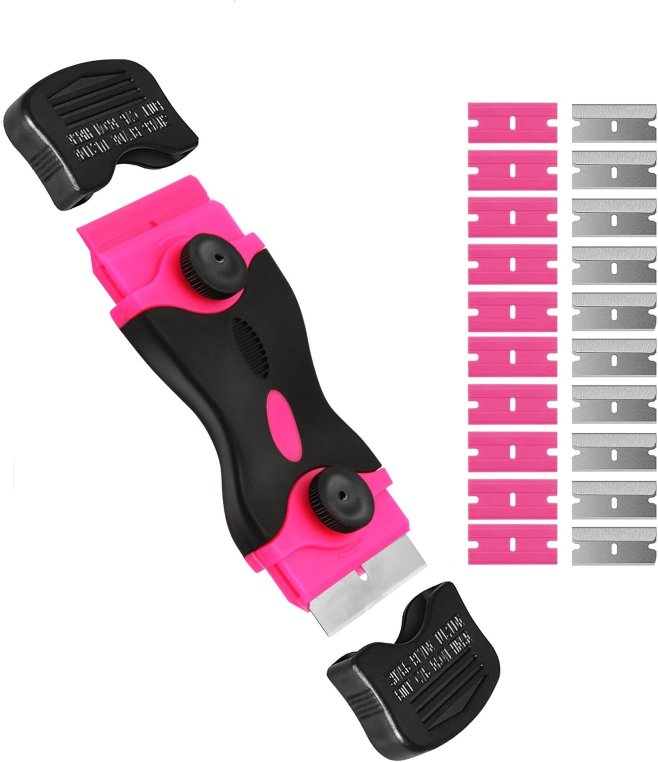 Amazon.com: Plastic Razor Blade Scraper Tool, 6 Pcs Razor Scraper with ...