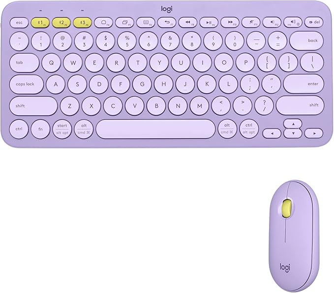 Amazon.com: Logitech K380 + M350 Wireless Keyboard and Mouse Combo ...