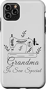 Amazon.com: iPhone 11 Pro Max Grandma Is Sew Special Floral Sewing ...