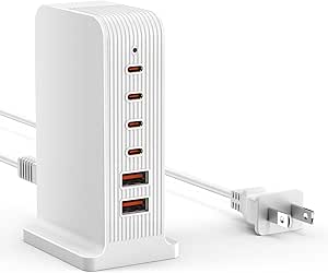 Amazon.com: USB C Charger -USB Charging Station, Multiport USB Charging ...