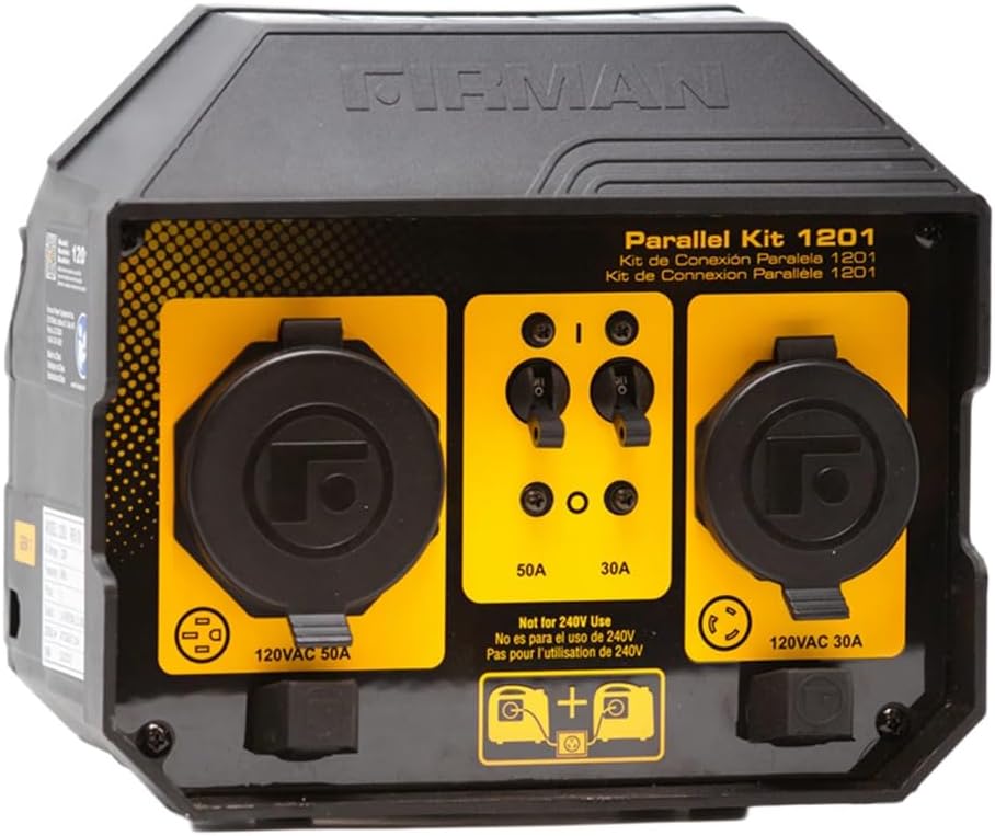 Amazon.com: Firman 1201 50A Portable Generator Parallel Kit – Connect ...