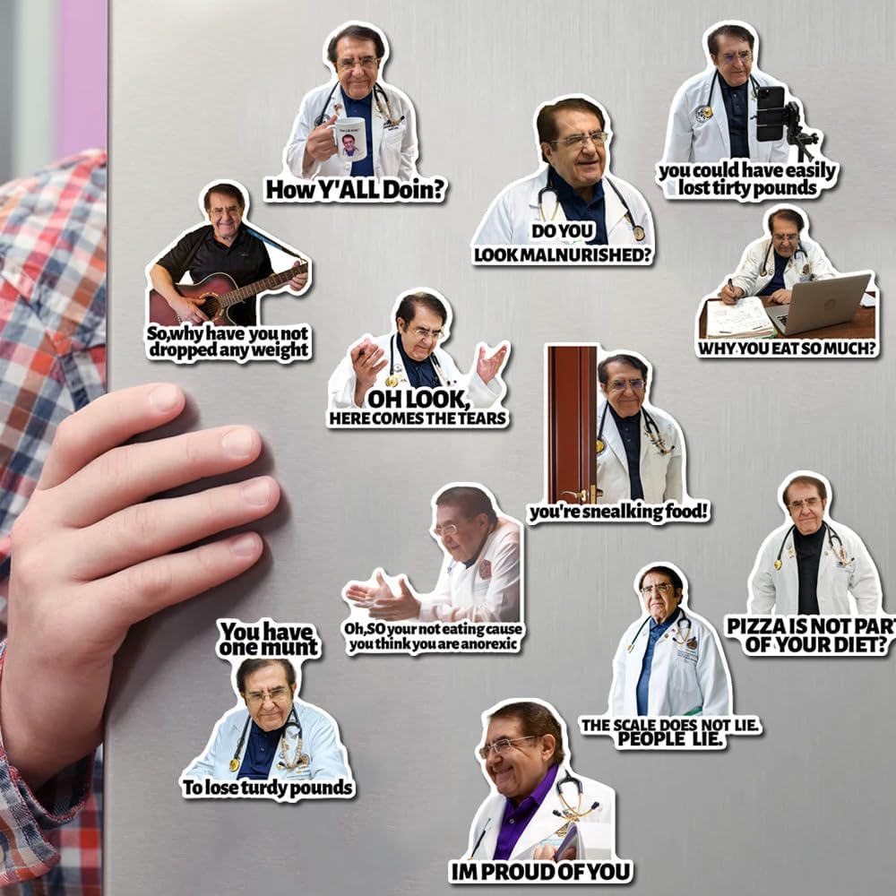 Amazon.com: 12 Pack Dr Now Magnets, Funny Dr. Nowzaradan Fridge Magnet ...