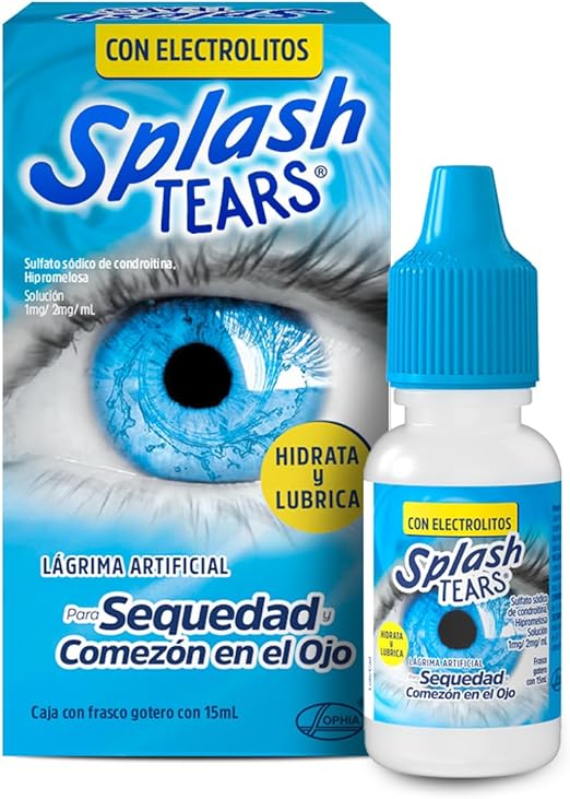 SPLASH TEARS Lágrima Artificial Gotas 15 mL con Electrolitos ...
