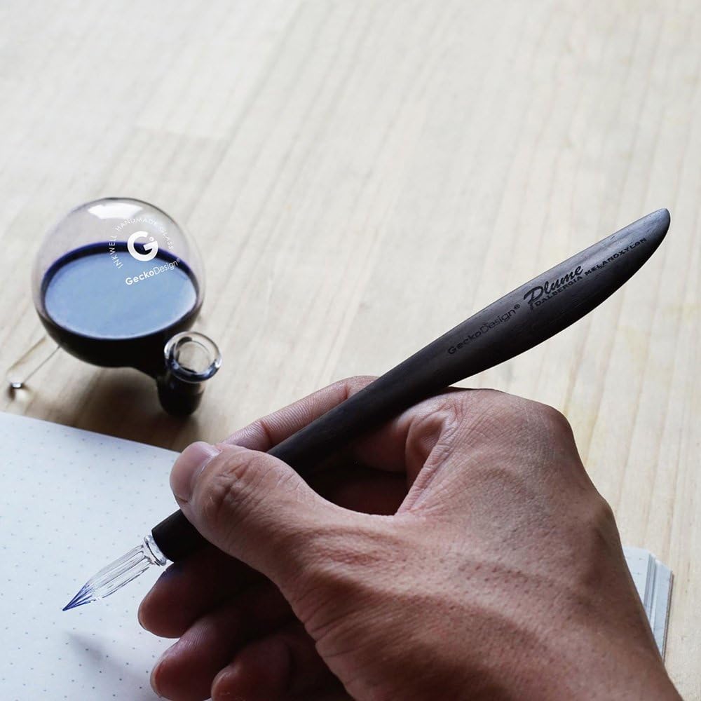 Amazon.com : GeckoDesign ｜Plume Dip Pen x Inkwell : Arts, Crafts & Sewing