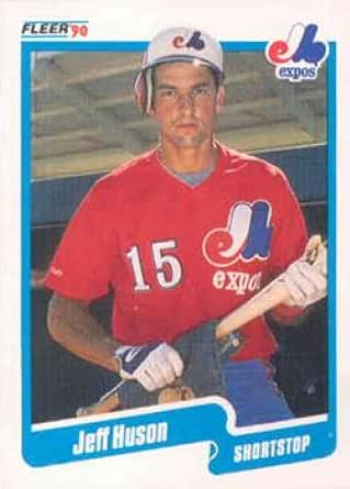 Amazon.com: 1990 Fleer Baseball #350 Jeff Huson RC Rookie Card Montreal ...