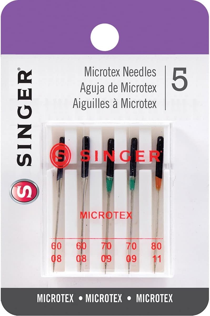 Amazon.com: SINGER 04708 Assorted Universal Microtex Sewing Machine ...