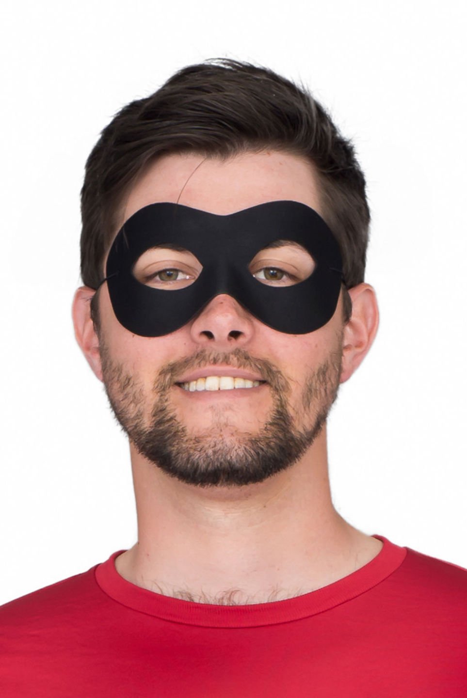 Amazon.com: Costume Agent Superhero Black Eye Mask Costume Accessory ...