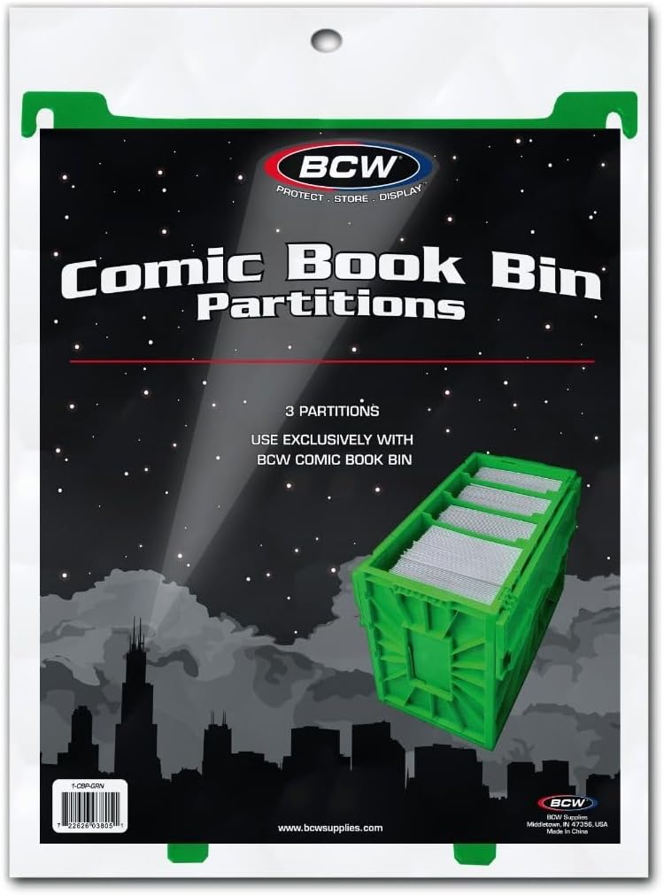 Amazon.com : BCW Comic Bin Partitions | Exclusive Organizer for Short ...
