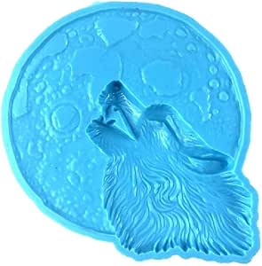 Amazon.com: IOOOFU Glossy Silicone Wolf-Shape Mold Wall-Mounted ...