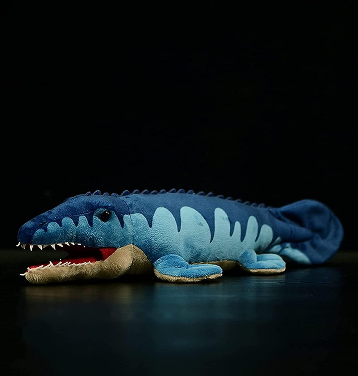 Amazon.com: Frankiezhou Home Realistic Mosasaurus Dinosaur Plush Toy ...