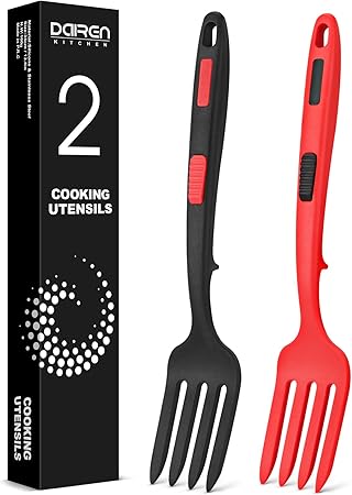 Amazon.com: Silicone Flexible Cooking Fork, 11.6 Inch Heat Resistant ...