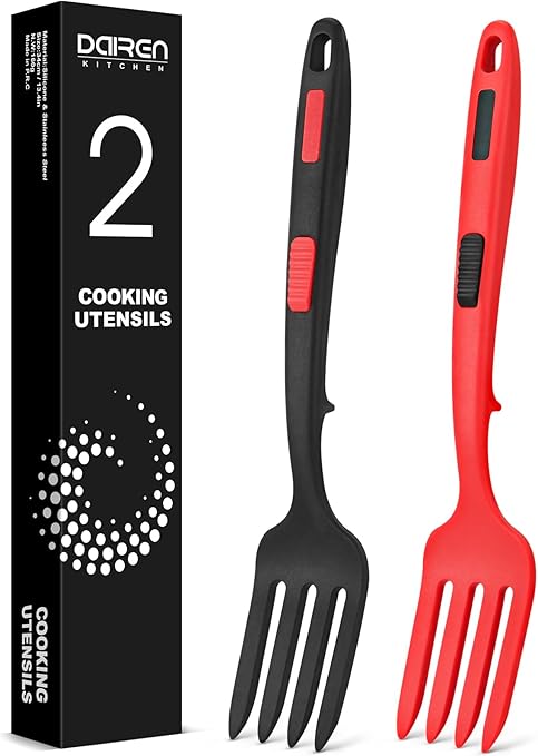 Amazon.com: Silicone Flexible Cooking Fork, 11.6 Inch Heat Resistant ...
