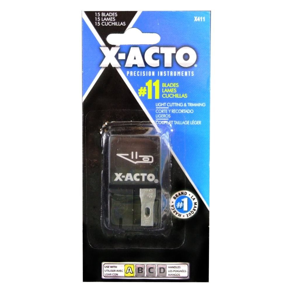 Amazon.com: X Acto X411 15 Pack No. 11 Classic Fine Point Blades ...