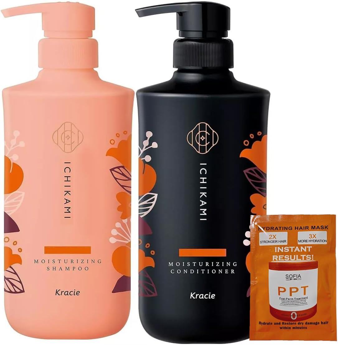 Amazon.com : Moist Hair Care Shampoo & Conditioner Set, For dry and ...