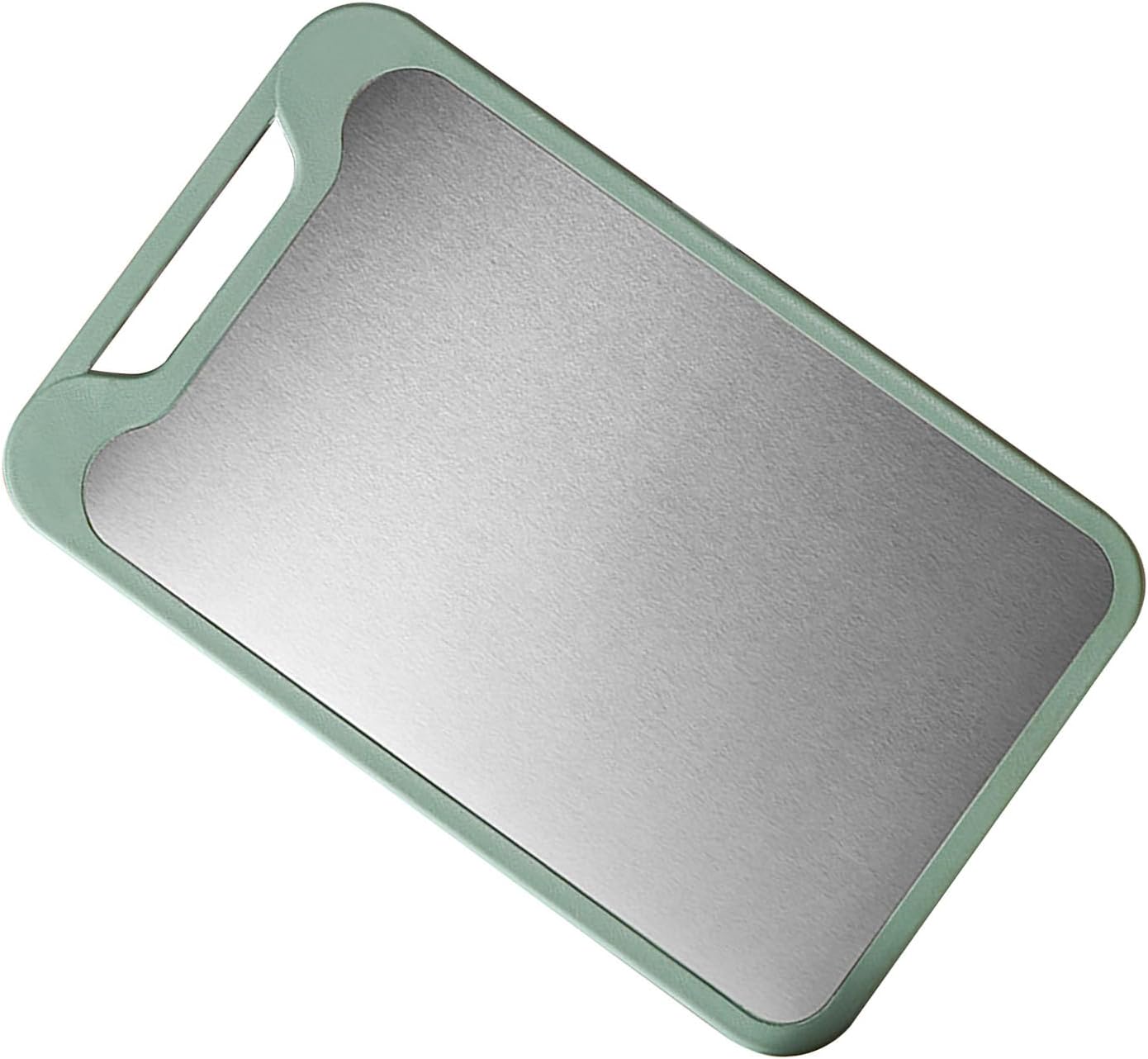 304 Stainless Steel Cutting Board, Anti Slip Waterproof Double Sided ...