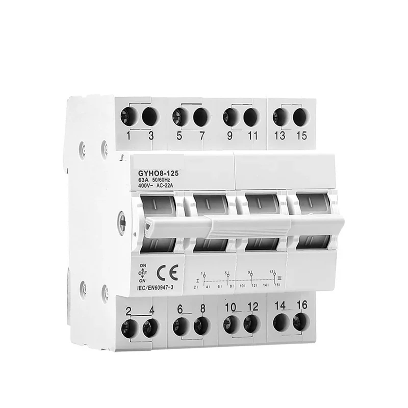 Generator Transfer Switch For Home Backup GYHO8 DIN Rail Manual ...