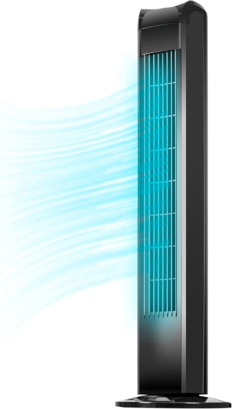 Amazon.com: Uthfy Oscillating Tower Fan with Remote, Electric Standing ...