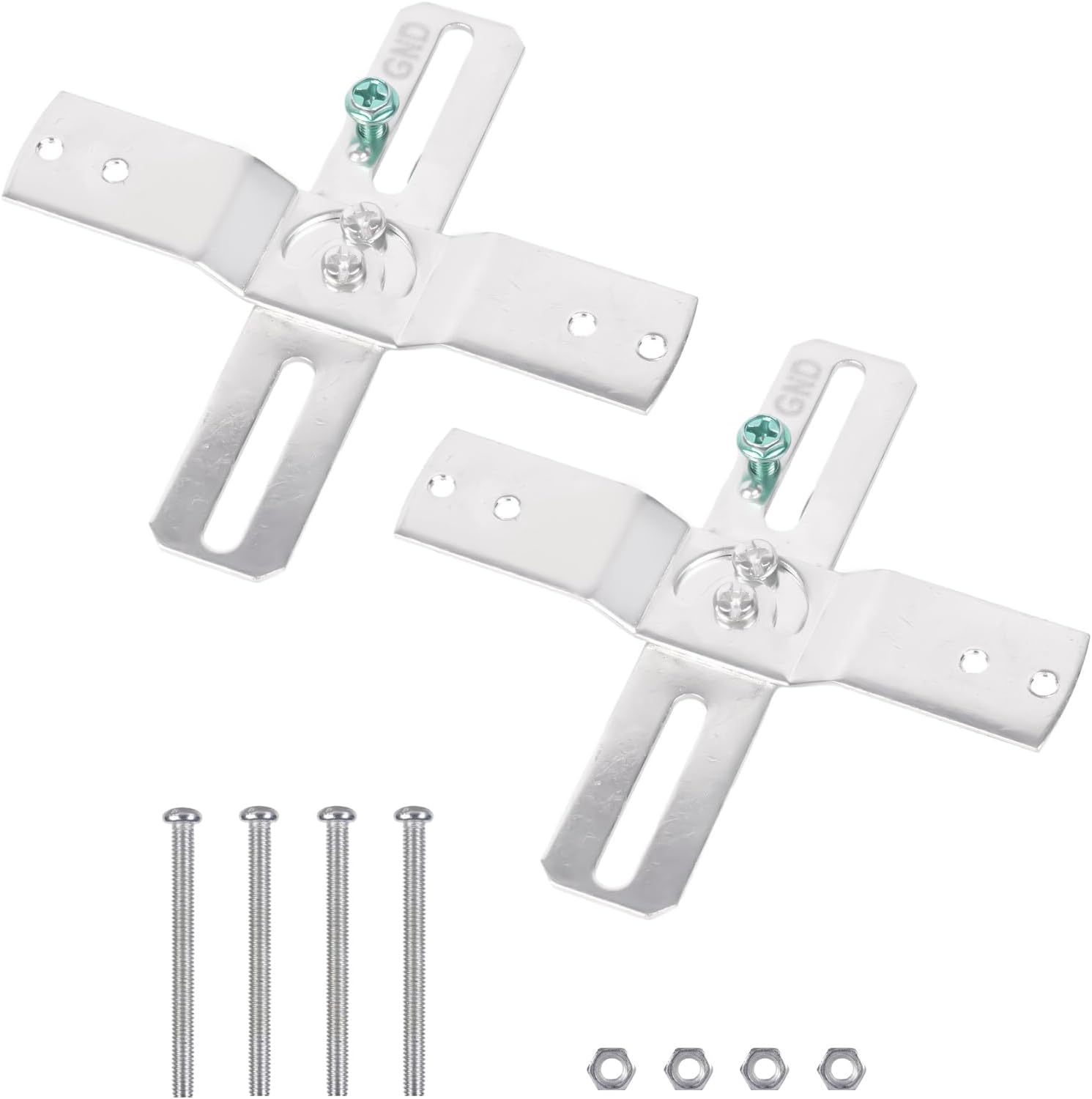 Teemyaa Light Fixture Mounting Brackets, 180° Adjustable Universal ...