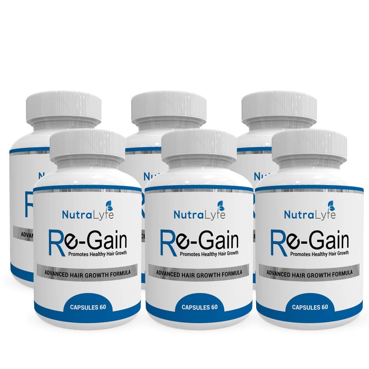 Nutralyfe Regain Herbal Supplement for Hair Loss - 60 Veg Capsules ...