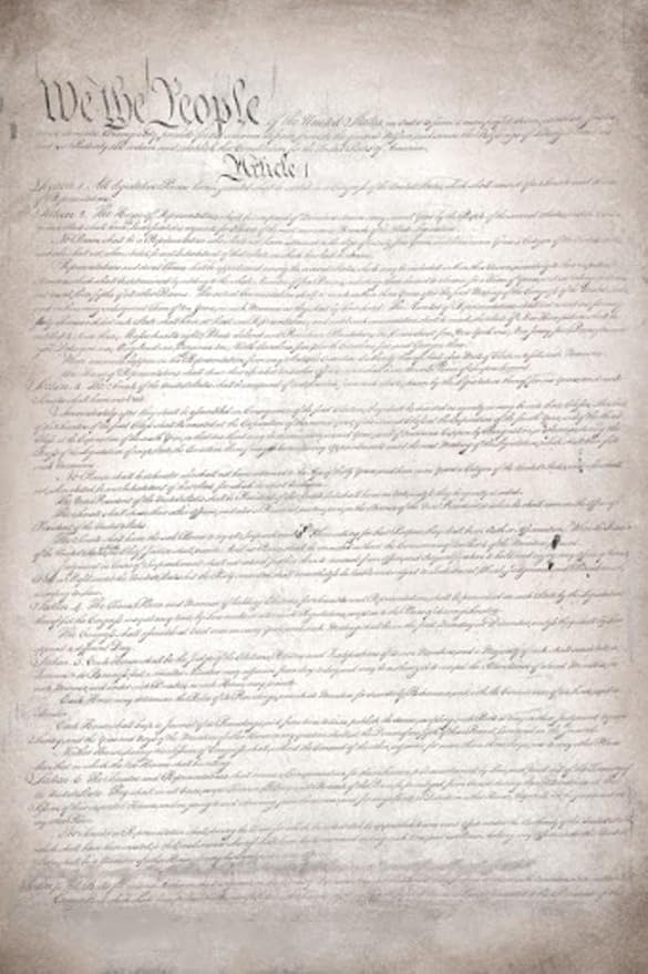 Amazon.com: Constitution of The United States America Historical ...
