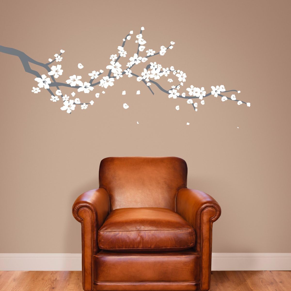 Amazon.com: Large Japanese Cherry Blossom Tree Branch Vinyl Decal Wall ...