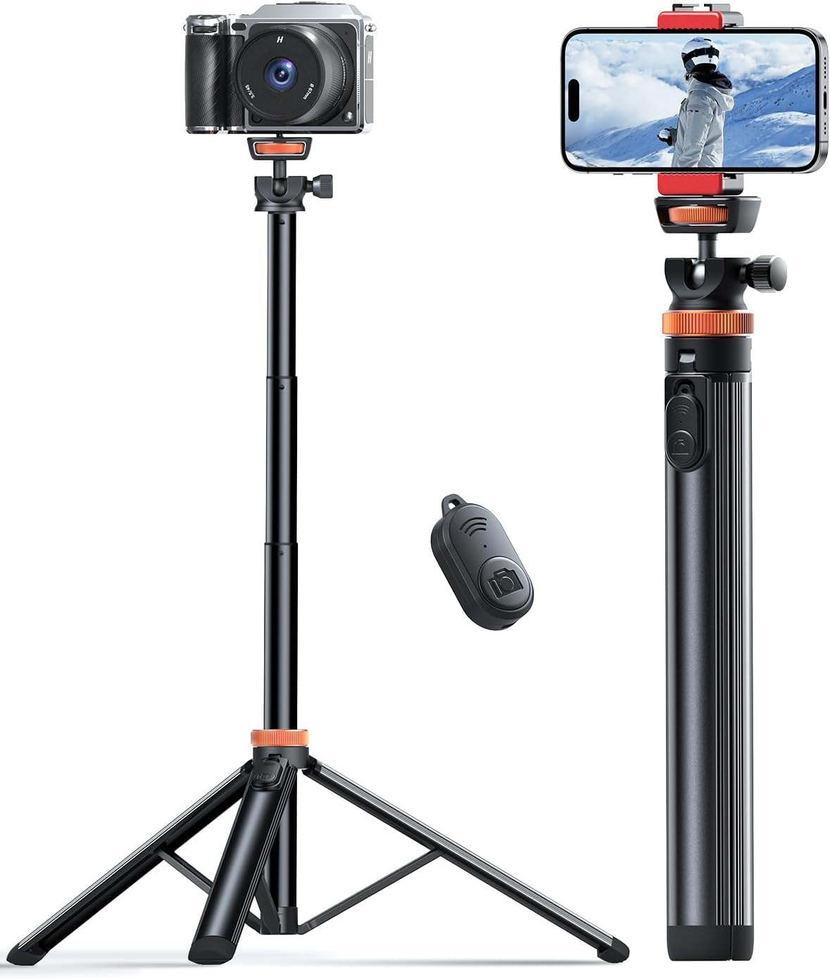 Amazon.com: Acuvar 50" Smartphone, Camera & Camcorder Tripod with Phone ...