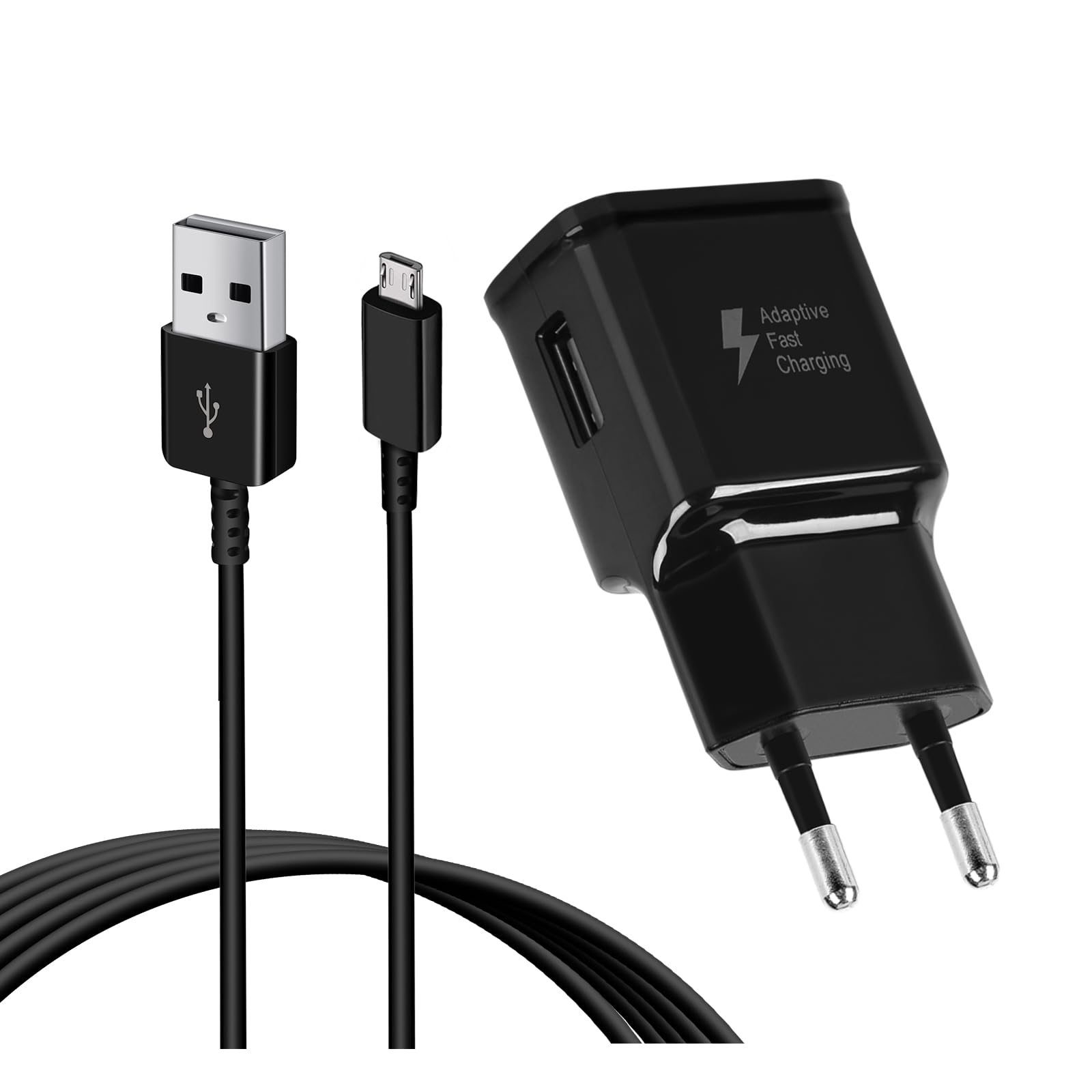 USB Ladegerät Stecker, Schnellladegerät Netzteil mit Micro USB ...