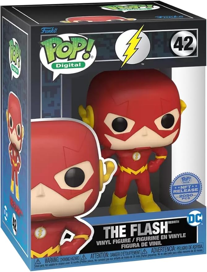 Funko Digital Pop! DC Comics: The Flash Rebirth Physical Exclusive Pop ...
