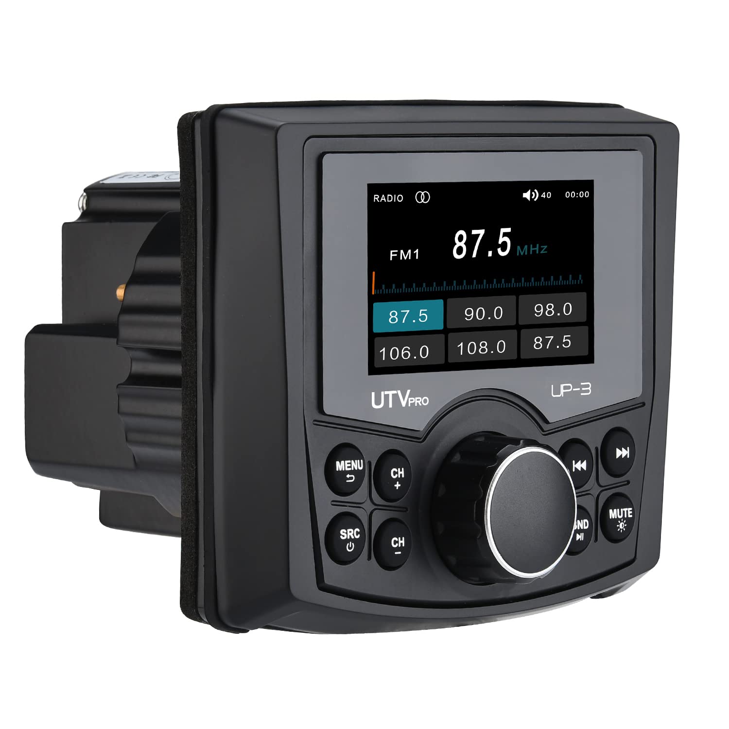 Buy Powersports UTV Stereo AM/FM with Bluetooth Streaming 3 Zone ...