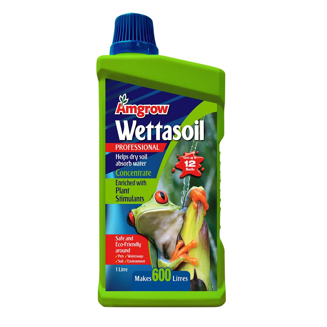 Amgrow Wettasoil Professional Liquid Wetting Agent Concentrate 1 Litre ...