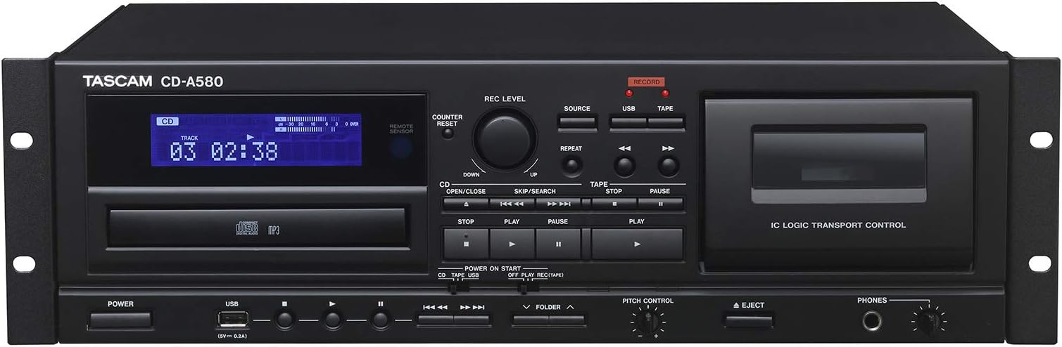 Amazon.com: Tascam Professional CD Recorder/Player (CDRW900SX ...
