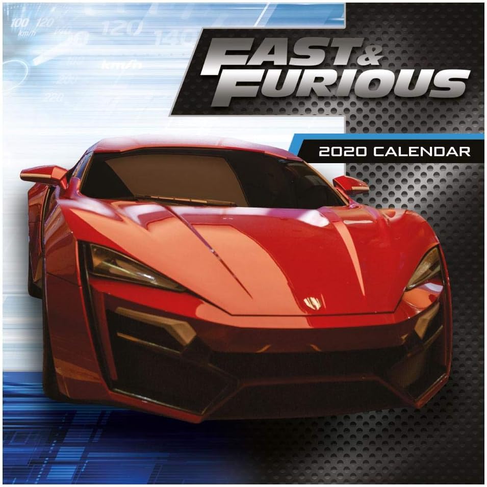 Fast and Furious 2020 Calendar : Amazon.co.uk: Stationery & Office Supplies