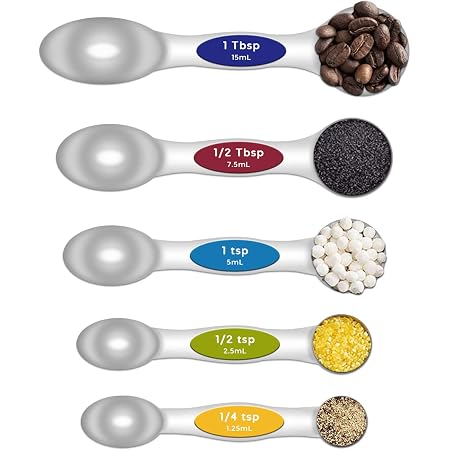 Amazon.com: All-Clad 59918 Stainless Steel Measuring Spoon Set, 4-Piece ...