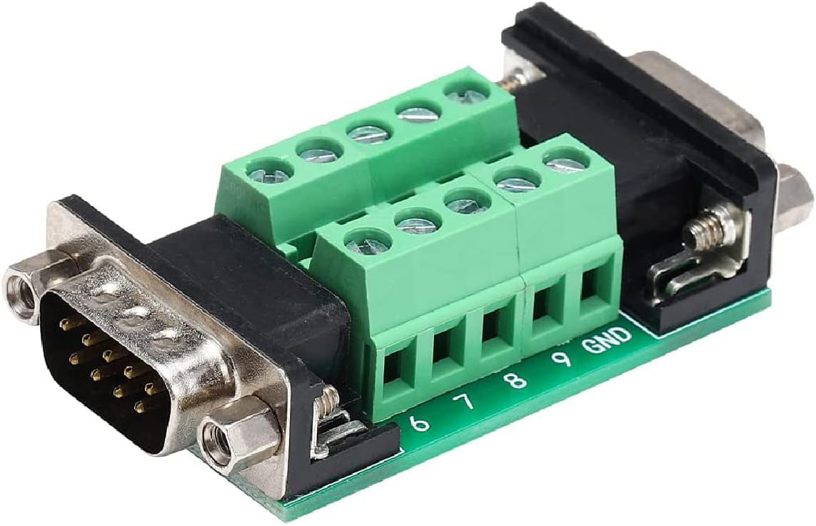 Amazon | PENGLIN 1個 D-SUB9ピン変換アダプタ オス-メス RS232 DB9 9PIN 基板 シリアル 9ピン ポート ターミナルアダプター D-SUB9ピンオス-D ...