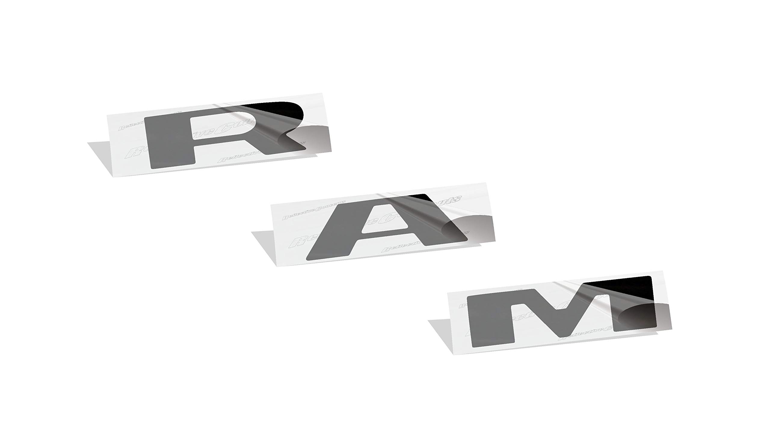 Amazon.com: Reflective Concepts - RAM Tailgate Emblem Overlay Decal ...
