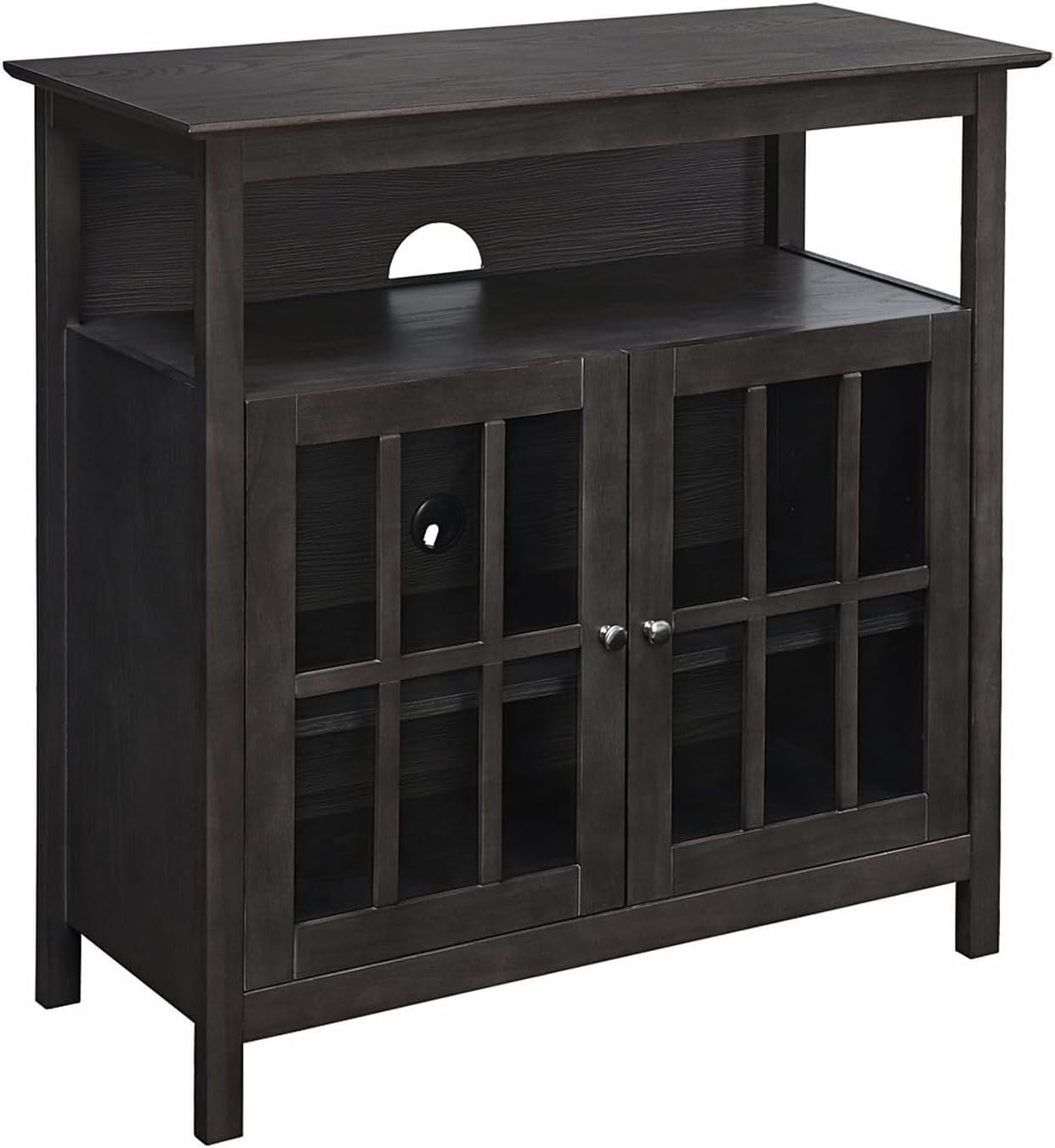 Amazon.com: Convenience Concepts Big Sur Highboy TV Stand 36" - Modern ...