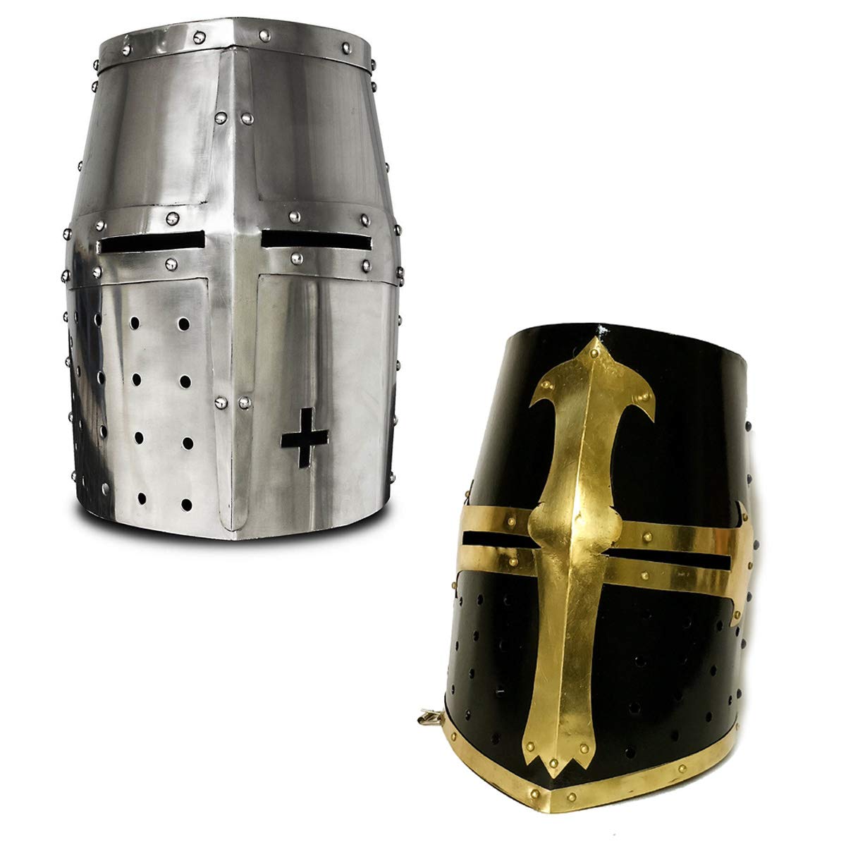 Amazon.com: AnNafi® SPECIAL COMBO OFFER Black Finish Medieval Knight ...