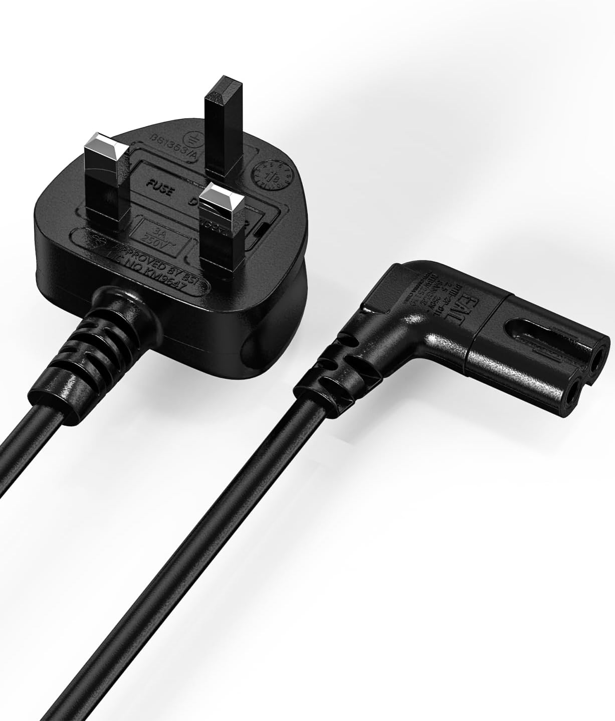 3M Power Cable Compatible with Samsumg TV, Mellbree Right Angle ...