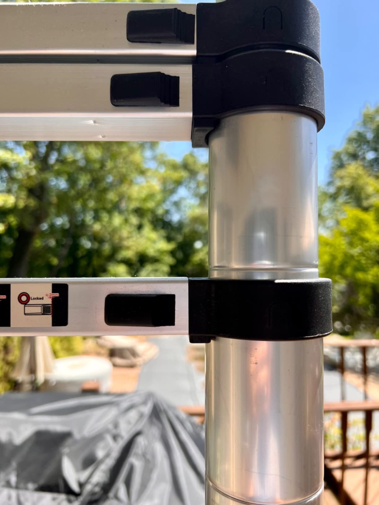 $15/mo - Finance DIMKO Folding Telescoping Ladder 12.5 FT, Aluminum ...