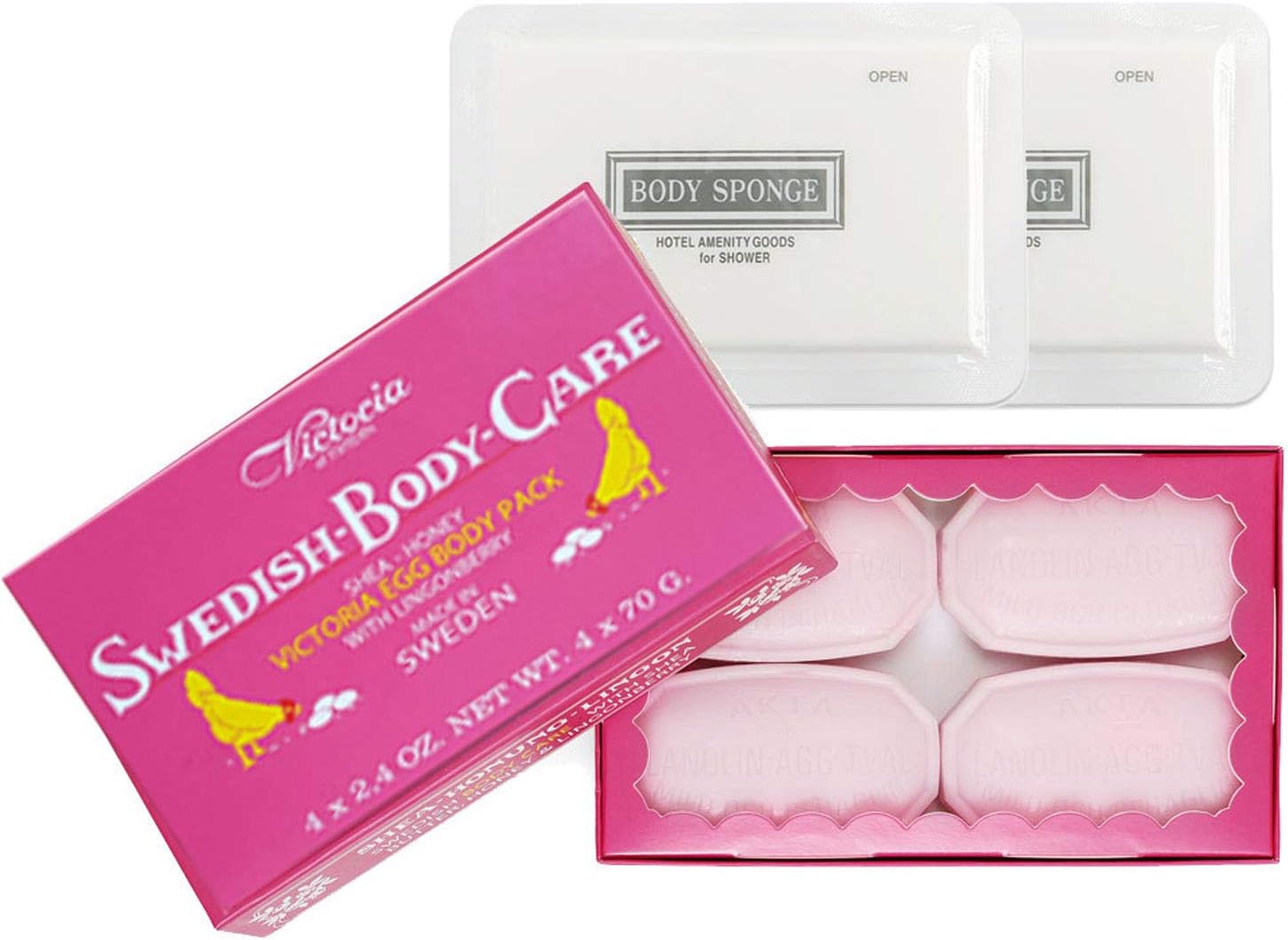 Amazon.com : Eggwhite Soap "Eiwit Zeep" with Chamomile 6-bar Gift Box ...