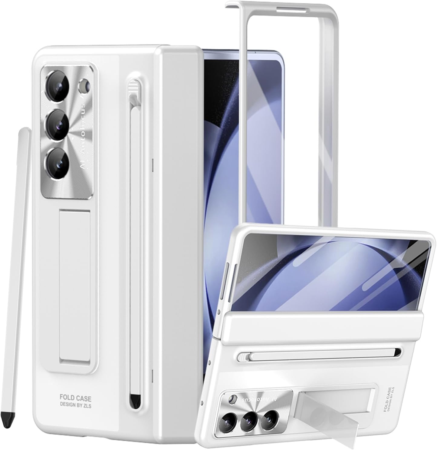 Amazon.com: YQODSZ for Samsung Galaxy Z Fold 5 Case with S Pen Holder ...