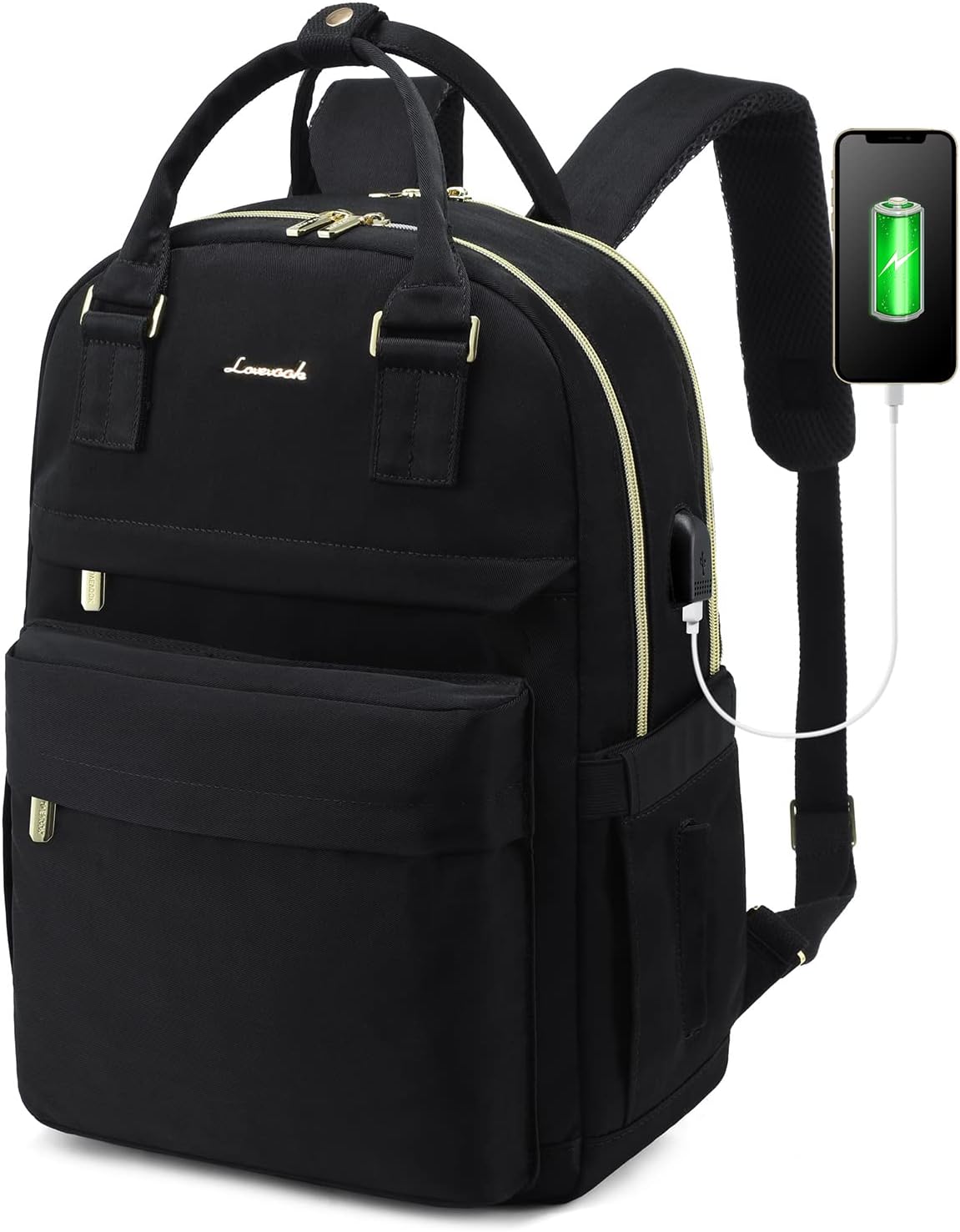 LOVEVOOK Laptop Backpack Womens, 15.6 Inch School Bags for Women ...