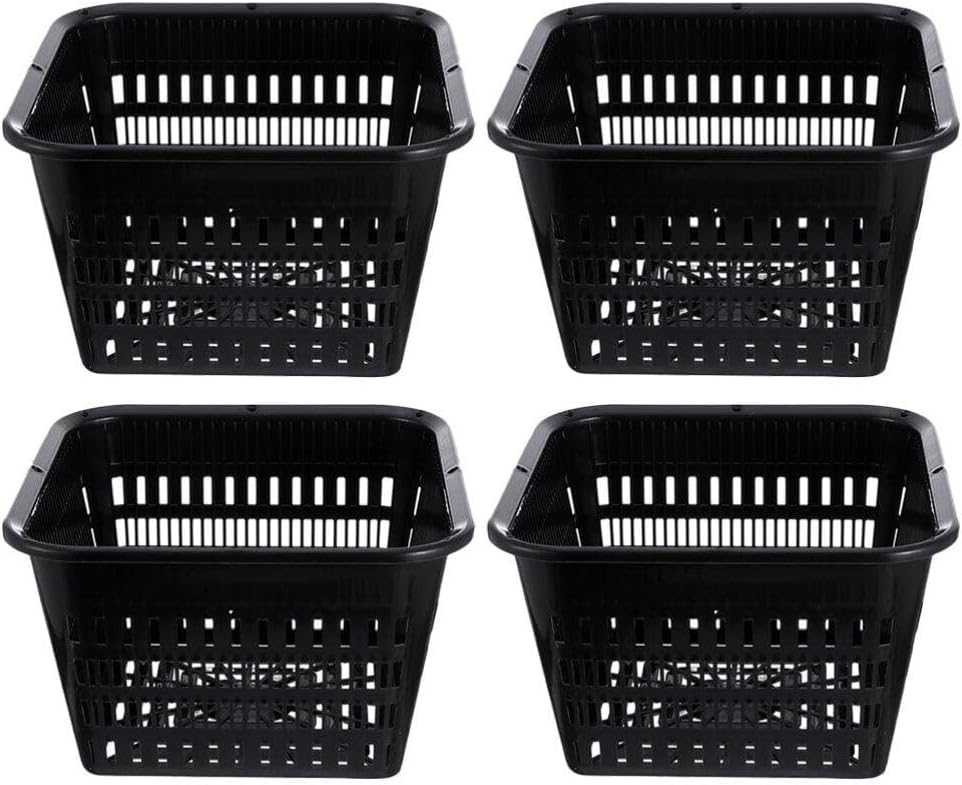 Amazon.com: Kisangel 4pcs Aquatic Plant Basket Square Hydroponic ...