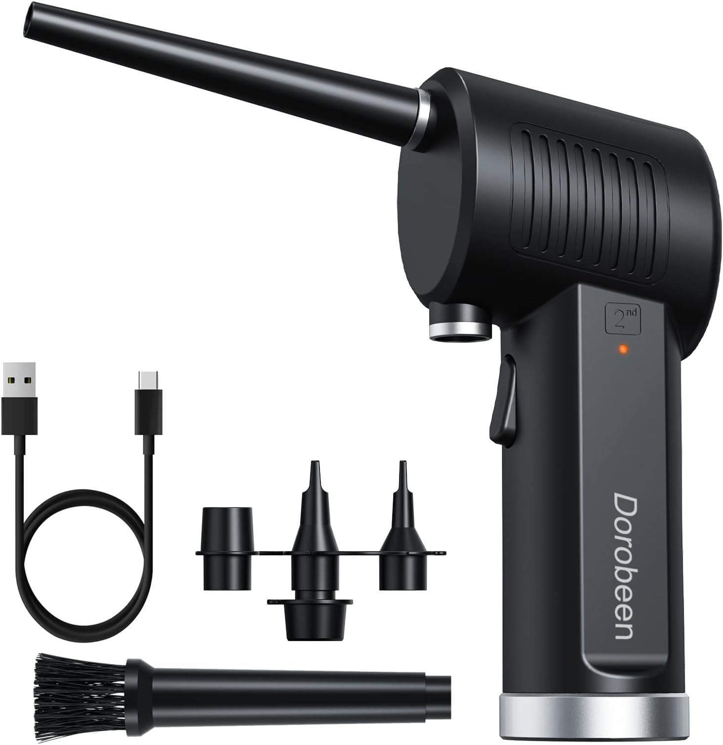 Amazon.com: Compressed Air Duster, Yomile 2 in 1 120000RPM Cordless Air ...