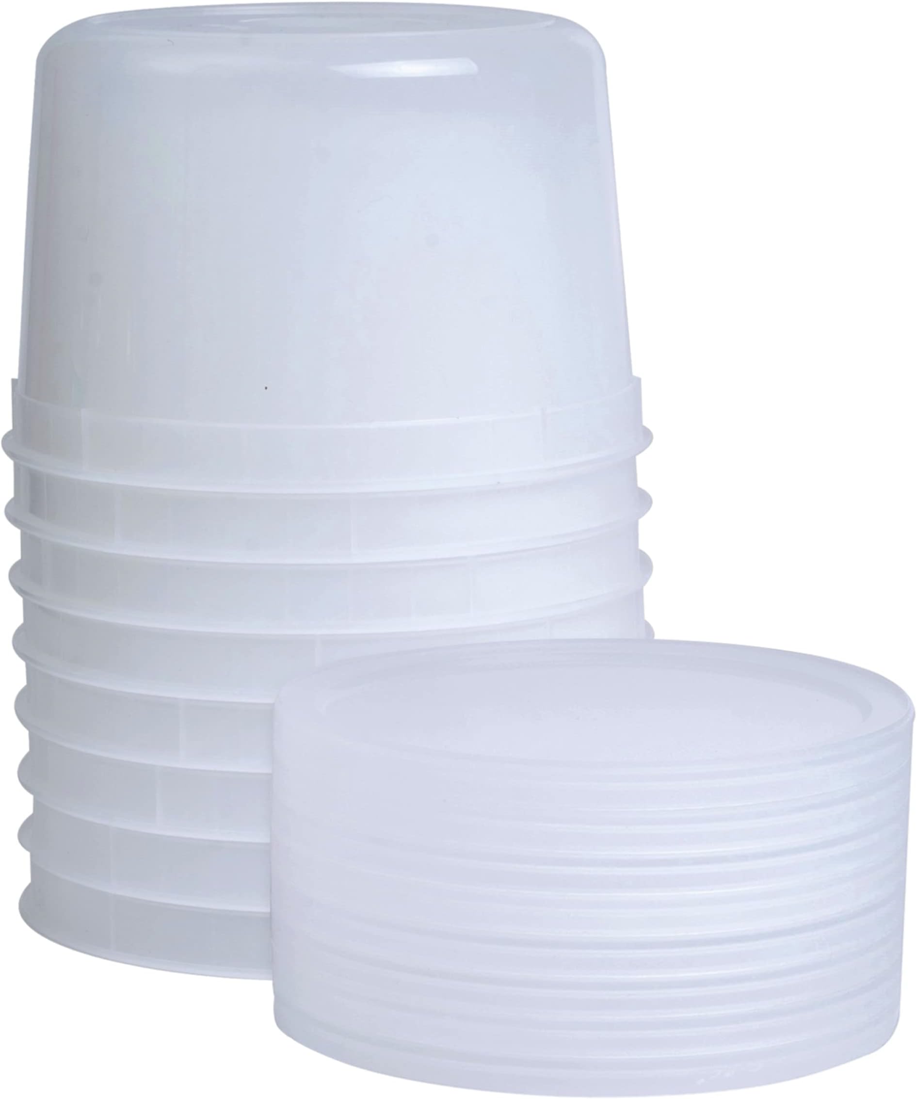Amazon.com: 4 Pieces 2L Ice Cream Bucket Reusable Ice Cream Freezer ...