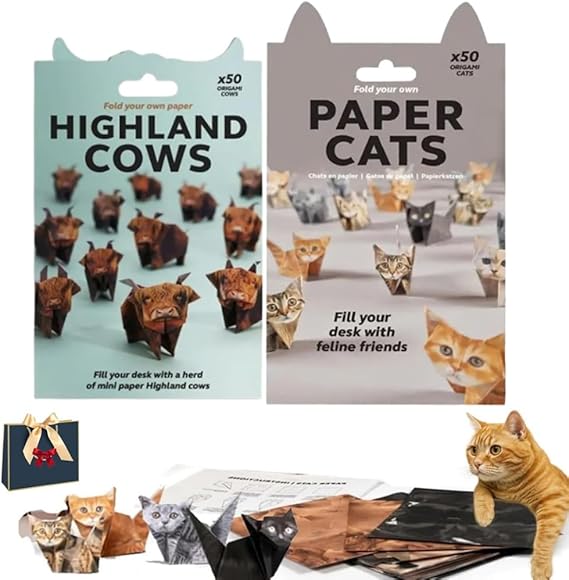 Printable Origami Cat Gifts Printable Origami For Cats DIY Origami Kit ...
