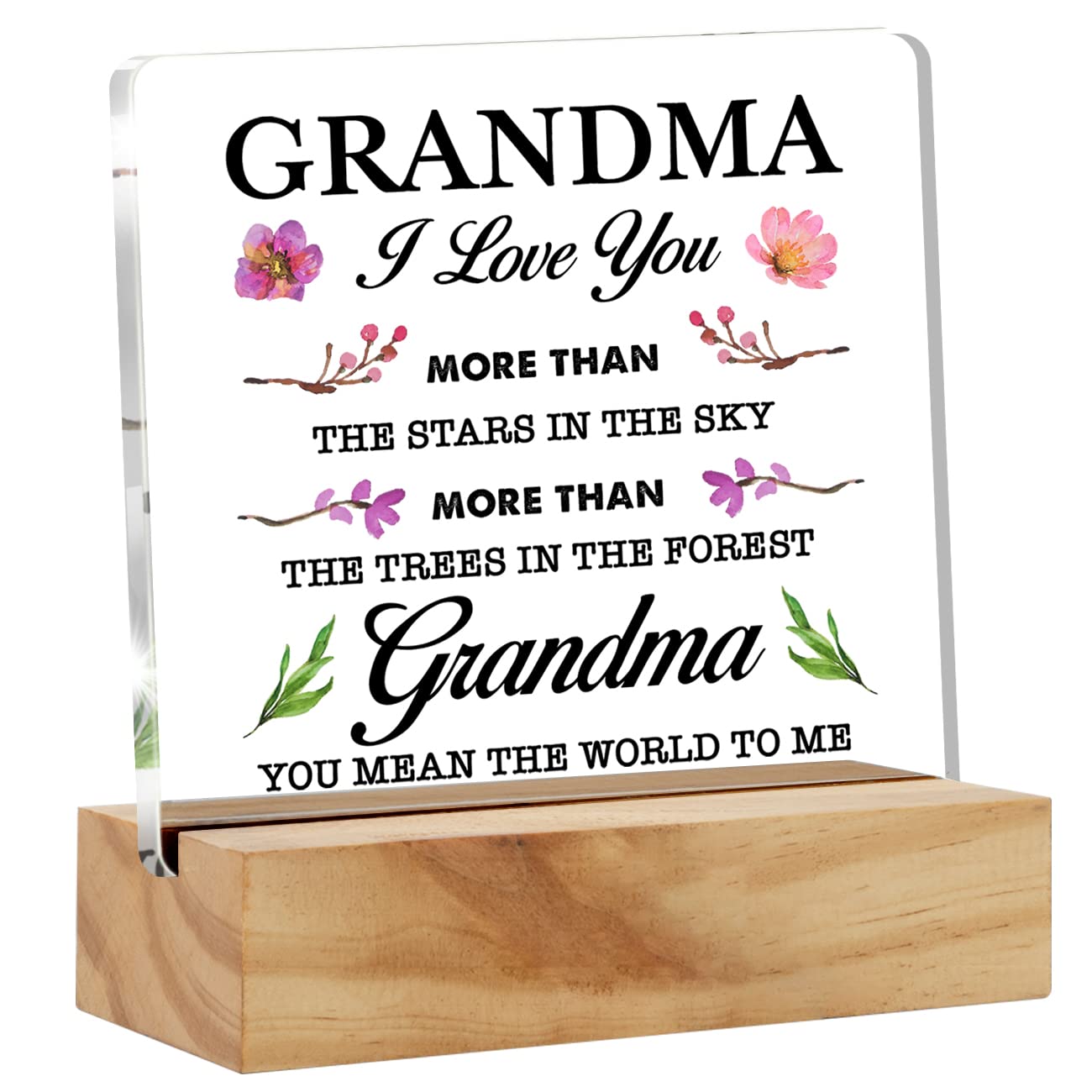 I Love Grandma Signs
