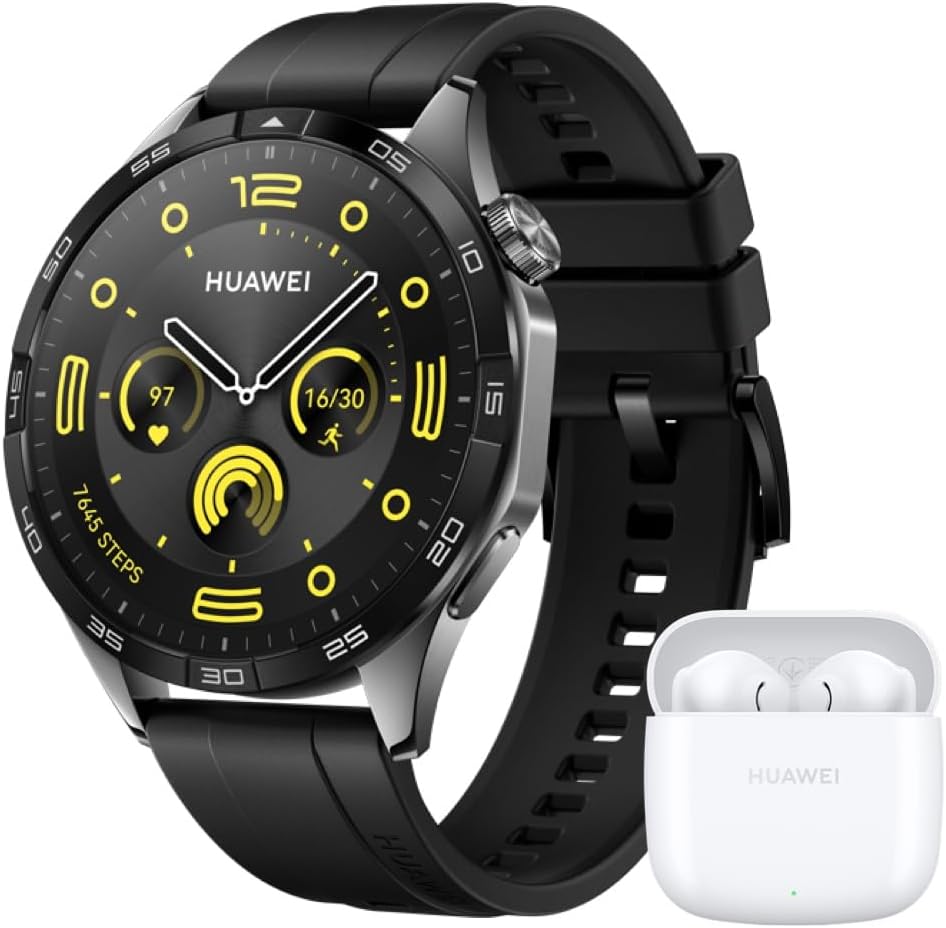 HUAWEI WATCH GT 4 46mm Smartwatch, Bis zu 2 Wochen Akkulaufzeit ...