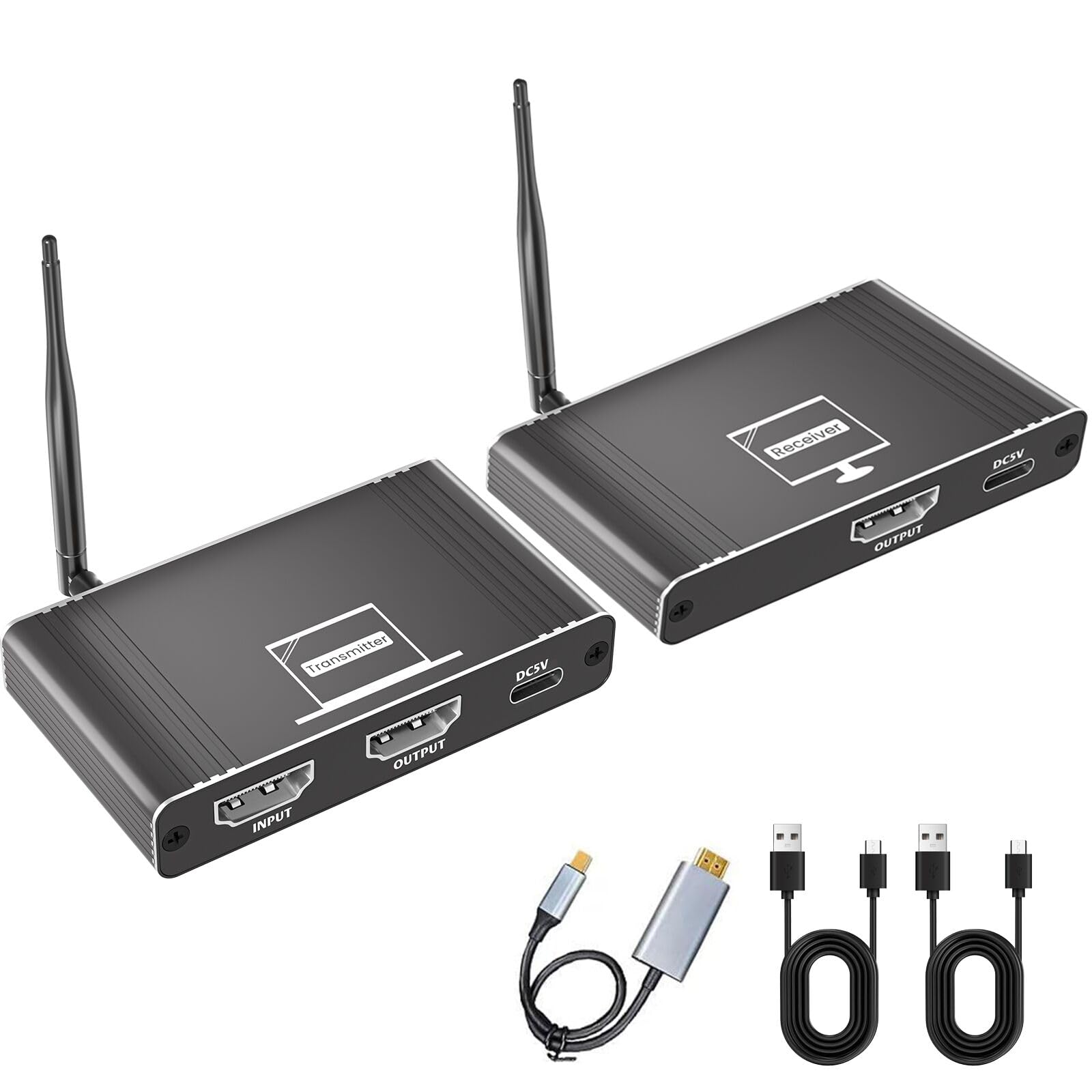 Amazon.com: AMANKA Wireless HDMI Transmitter and Receiver, 656FT ...