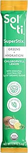 Amazon.com: SOL TI Organic Chlorophyll Lemon Hydration Plus Greens SGL ...